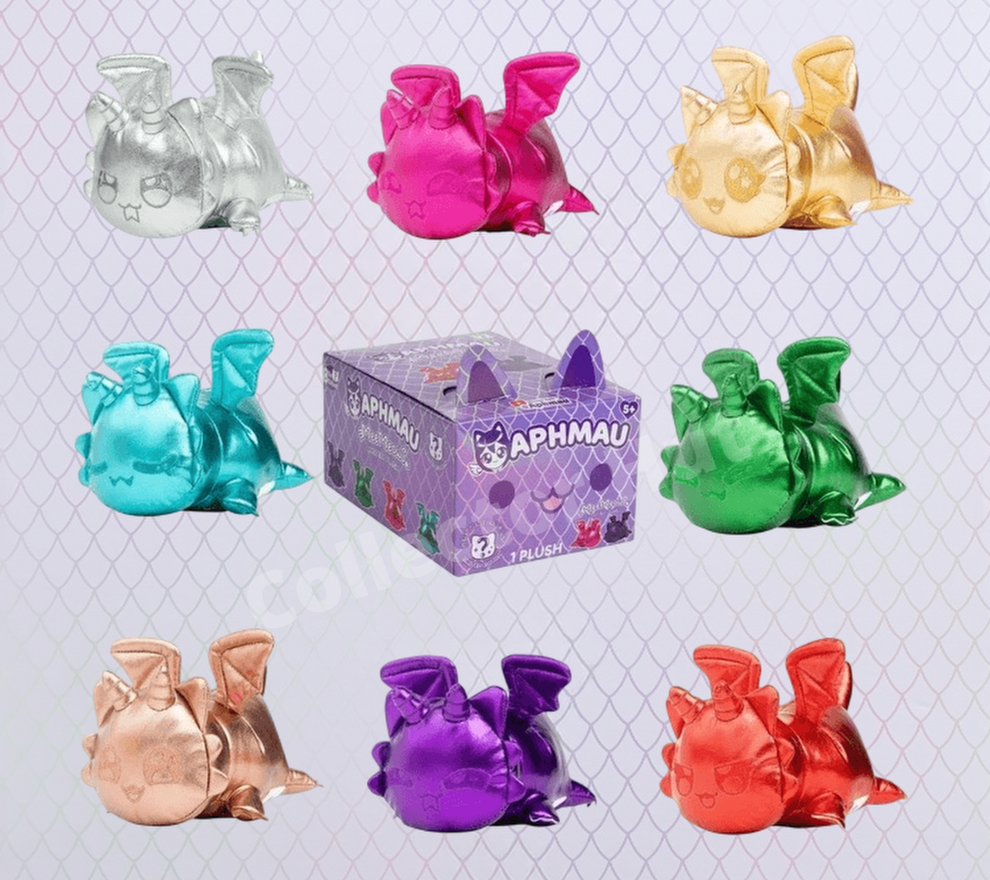 Aphmau MeeMeows Mystery 6" Plush Litter 9 Gemstone Dragons IDENTIFIED ...