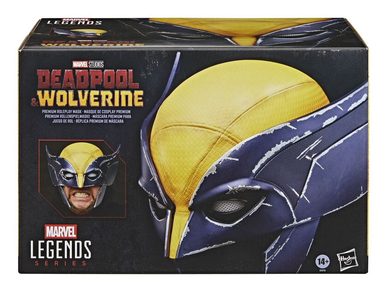 Marvel Legends Series Wolverine Premium Roleplay Mask Official Hasbro ...