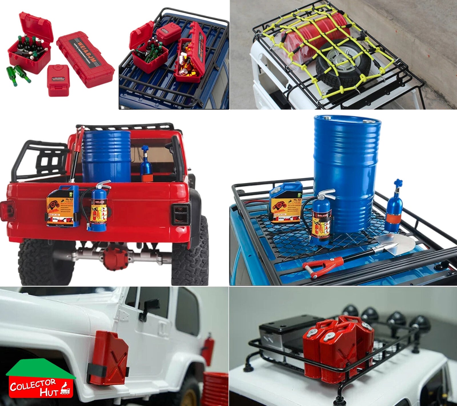 RC Truck Rock Crawler Accessories Decorations 1/10 - 1/12 Scale ...