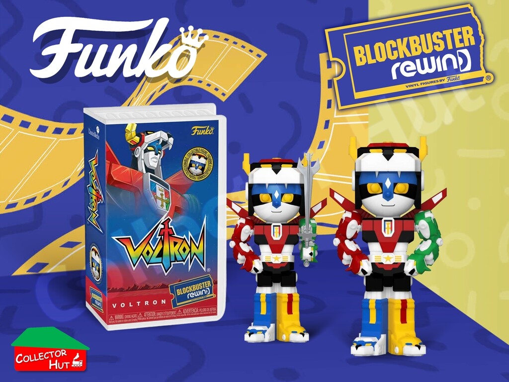 Funko Blockbuster Rewind Voltron Collectible Figurines Inc. Chase ...